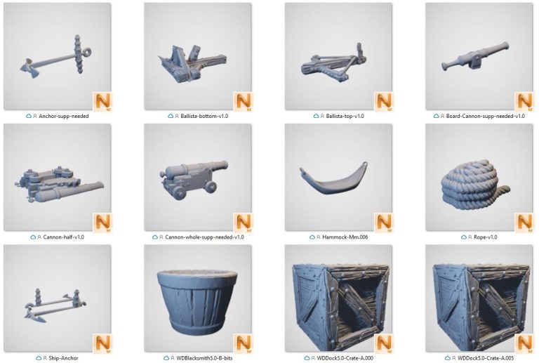 The Sloop - Printable Scenery