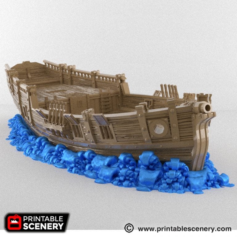 The Sloop - Printable Scenery
