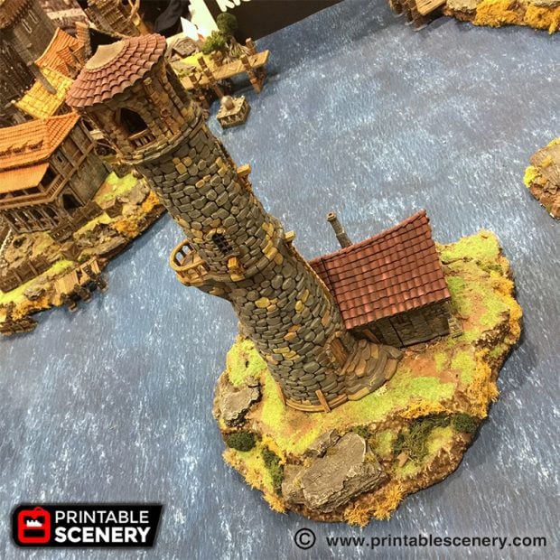 Wizard Tower - Printable Scenery