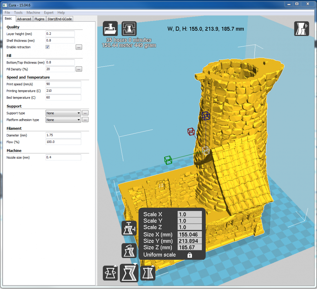 The Lighthouse - Printable Scenery