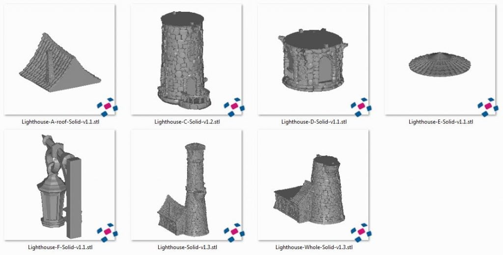 The Lighthouse - Printable Scenery