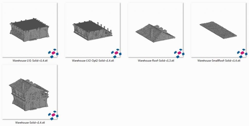 The Warehouse - Printable Scenery