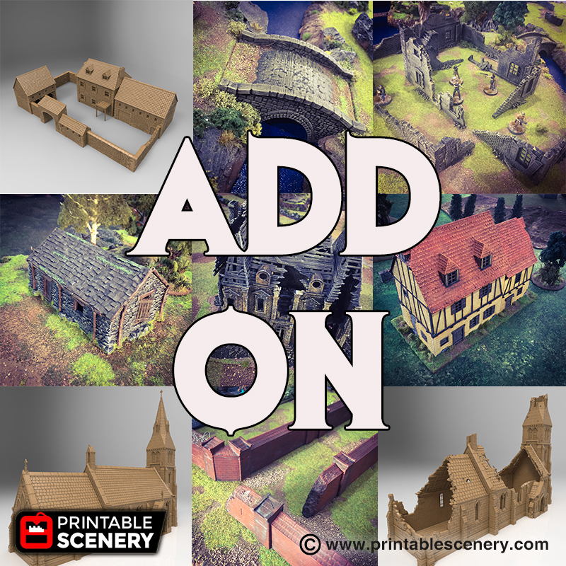 ADD-ON Time Warp Europe - Printable Scenery