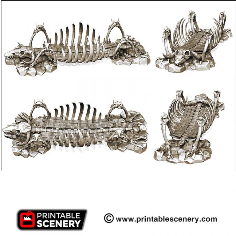 The Bone Bridge - Printable Scenery