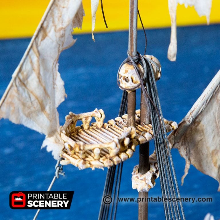 The Undead Sloop - Printable Scenery
