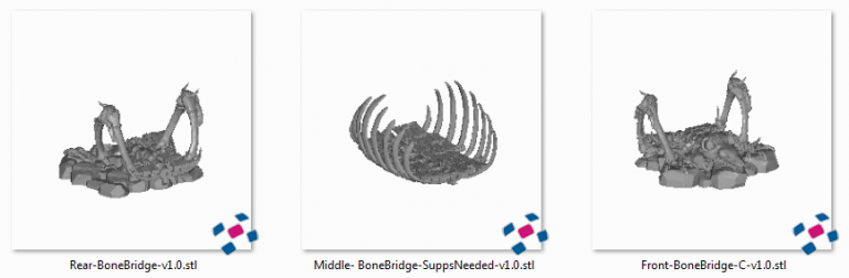 The Bone Bridge - Printable Scenery