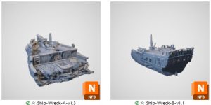 The Wreck - Printable Scenery