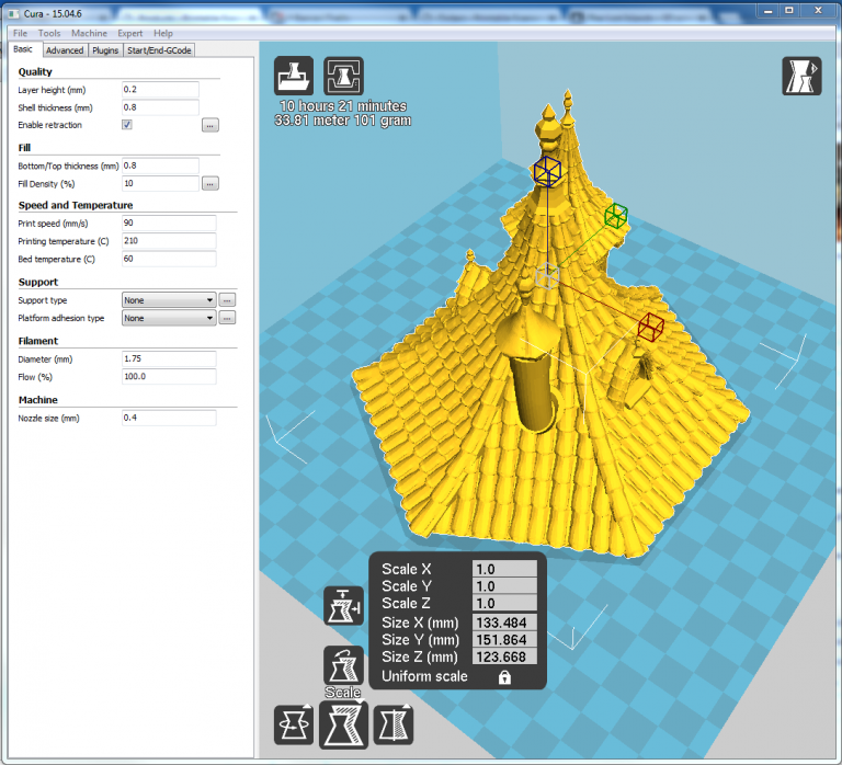Wizard Tower - Printable Scenery