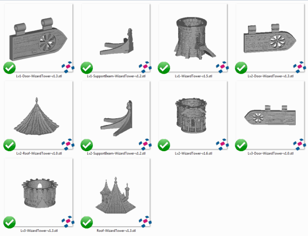 Wizard Tower - Printable Scenery