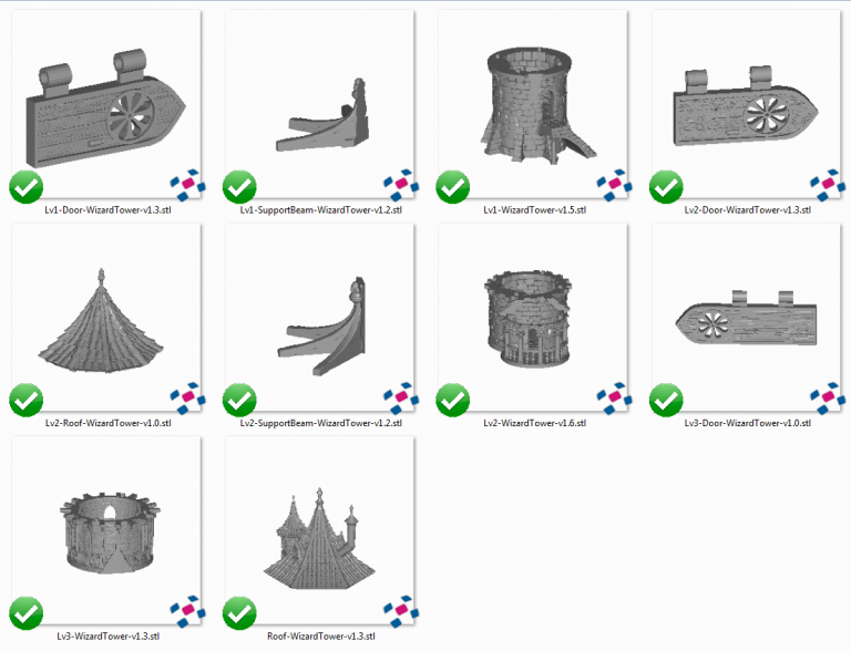 Wizard Tower - Printable Scenery