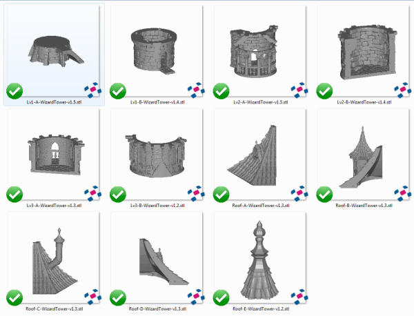 Wizard Tower - Printable Scenery