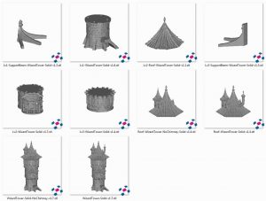 Wizard Tower - Printable Scenery