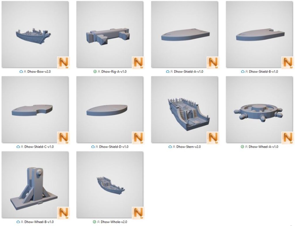 Dhow - Printable Scenery