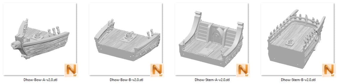 Dhow - Printable Scenery