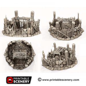 Burial Platform - Printable Scenery