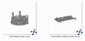 Burial Platform - Printable Scenery