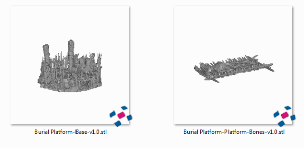 Burial Platform - Printable Scenery