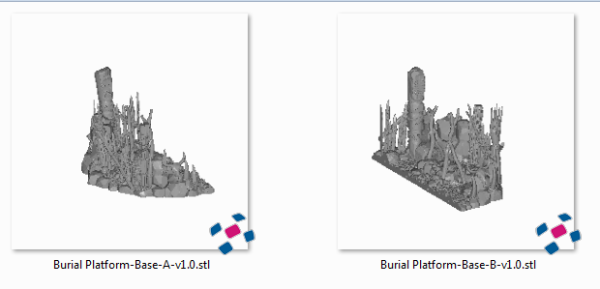 Burial Platform - Printable Scenery