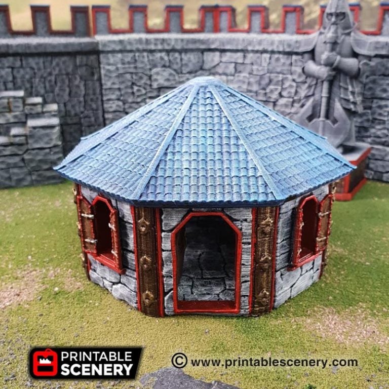 Dwarven House - Printable Scenery
