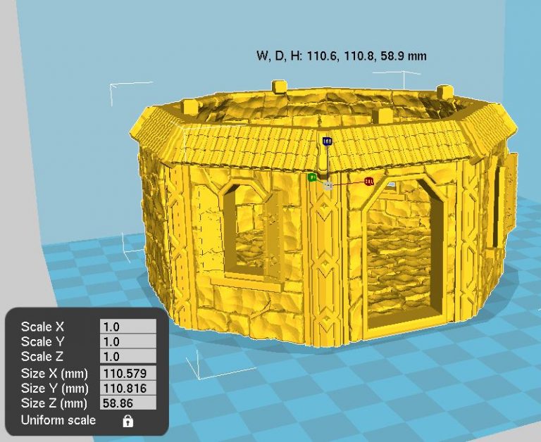 Dwarven Outpost - Printable Scenery