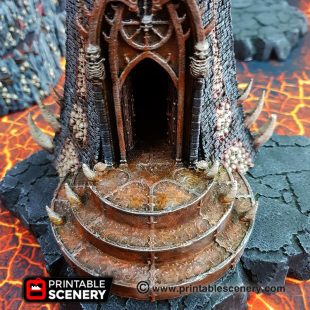 Infernal Tower - Printable Scenery