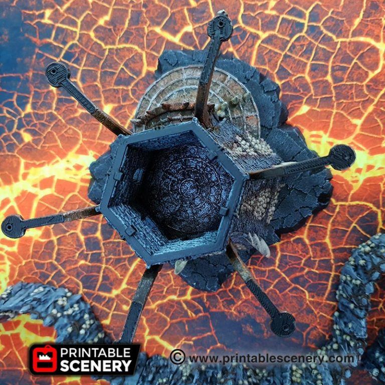 Infernal Tower - Printable Scenery