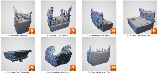Undead Fluyt - Printable Scenery