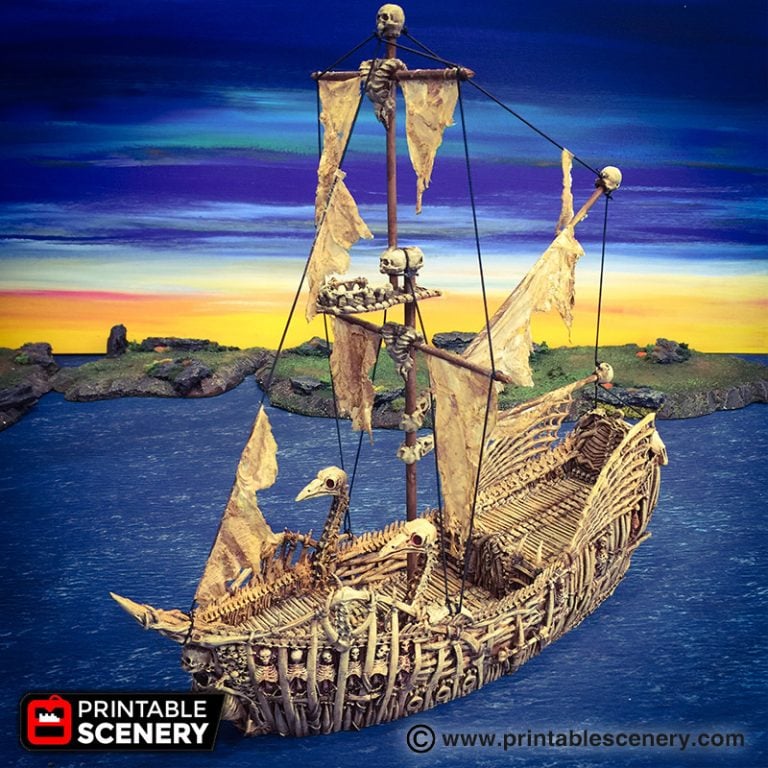 Galleon - Printable Scenery