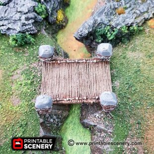 Chasm Bridge - Printable Scenery