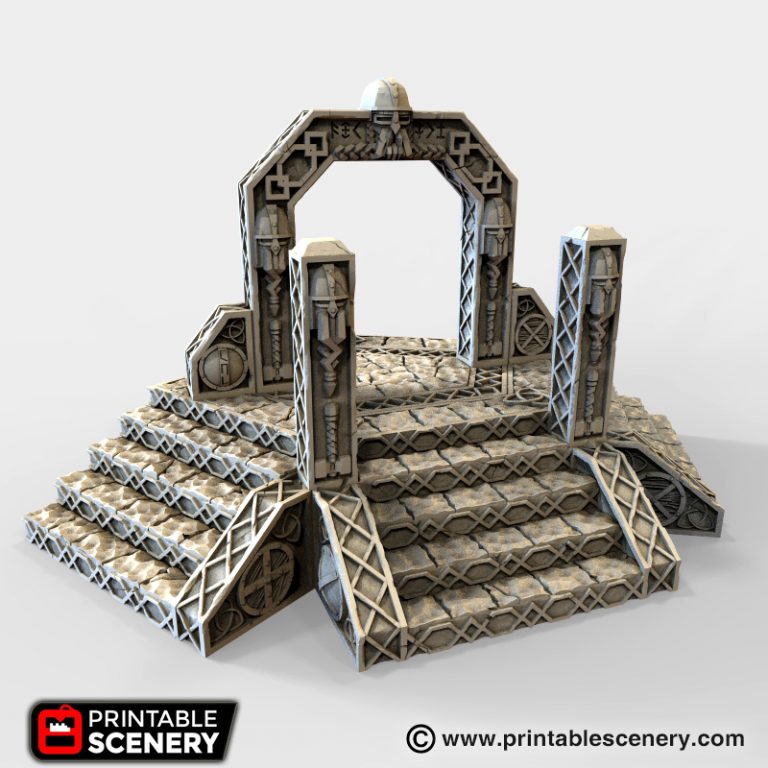 Dwarven Portal - Printable Scenery