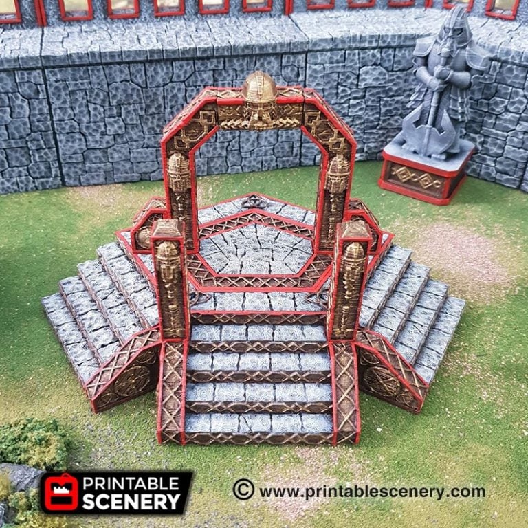 Dwarven Portal - Printable Scenery