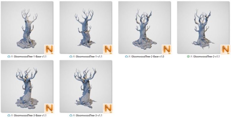 Gloomwood Trees - Printable Scenery