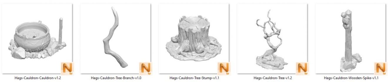Hag's Cauldron - Printable Scenery