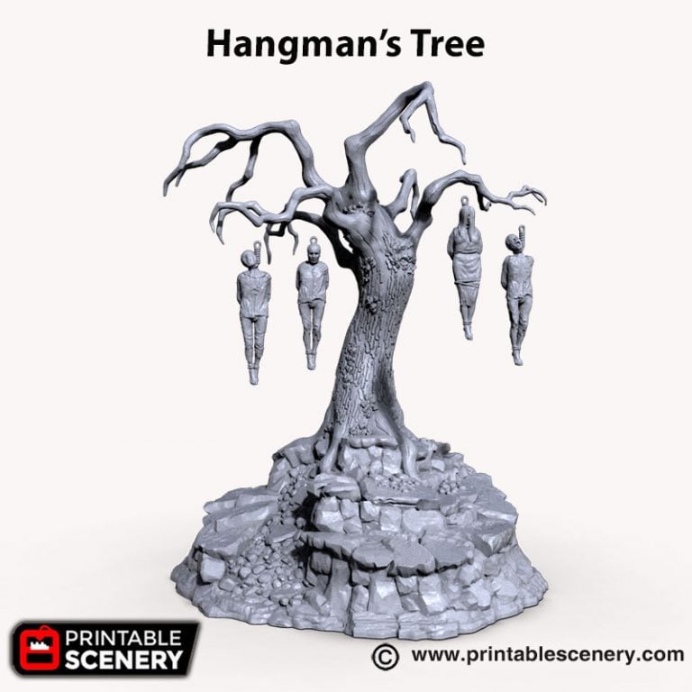 Hangman's Tree - Printable Scenery