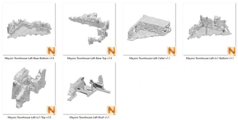 Mayor's Townhouse - Printable Scenery
