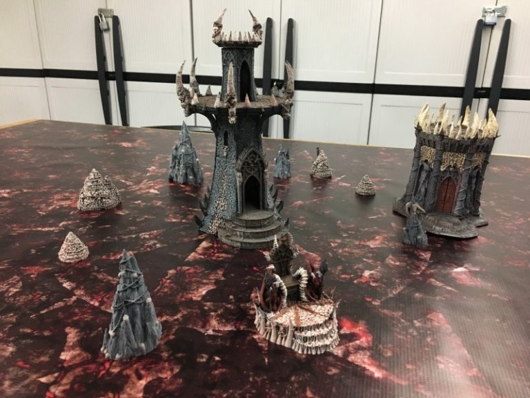 Demon Buildings - Printable Scenery