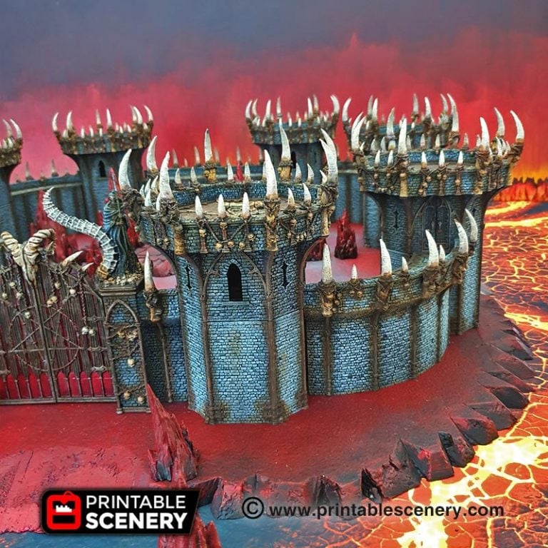 Doom Ramparts - Printable Scenery