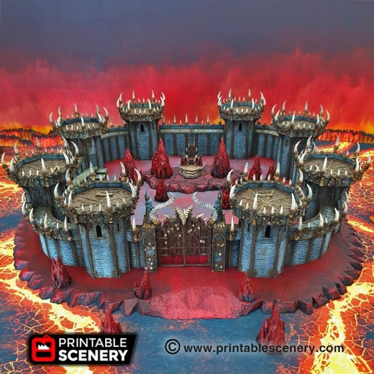 Doom Ramparts - Printable Scenery