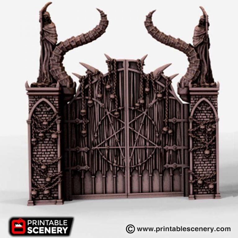 Gates of Doom - Printable Scenery