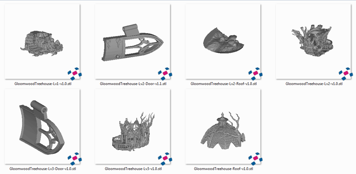 Gloomwood Treehouse - Printable Scenery
