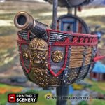 Dwarven Airship - Printable Scenery