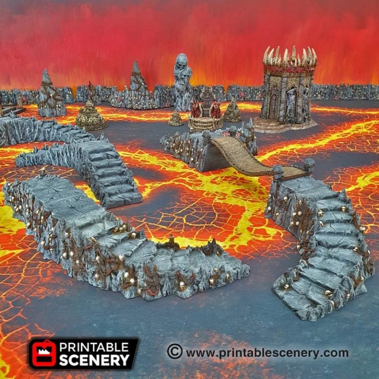 Doom Ramparts - Printable Scenery