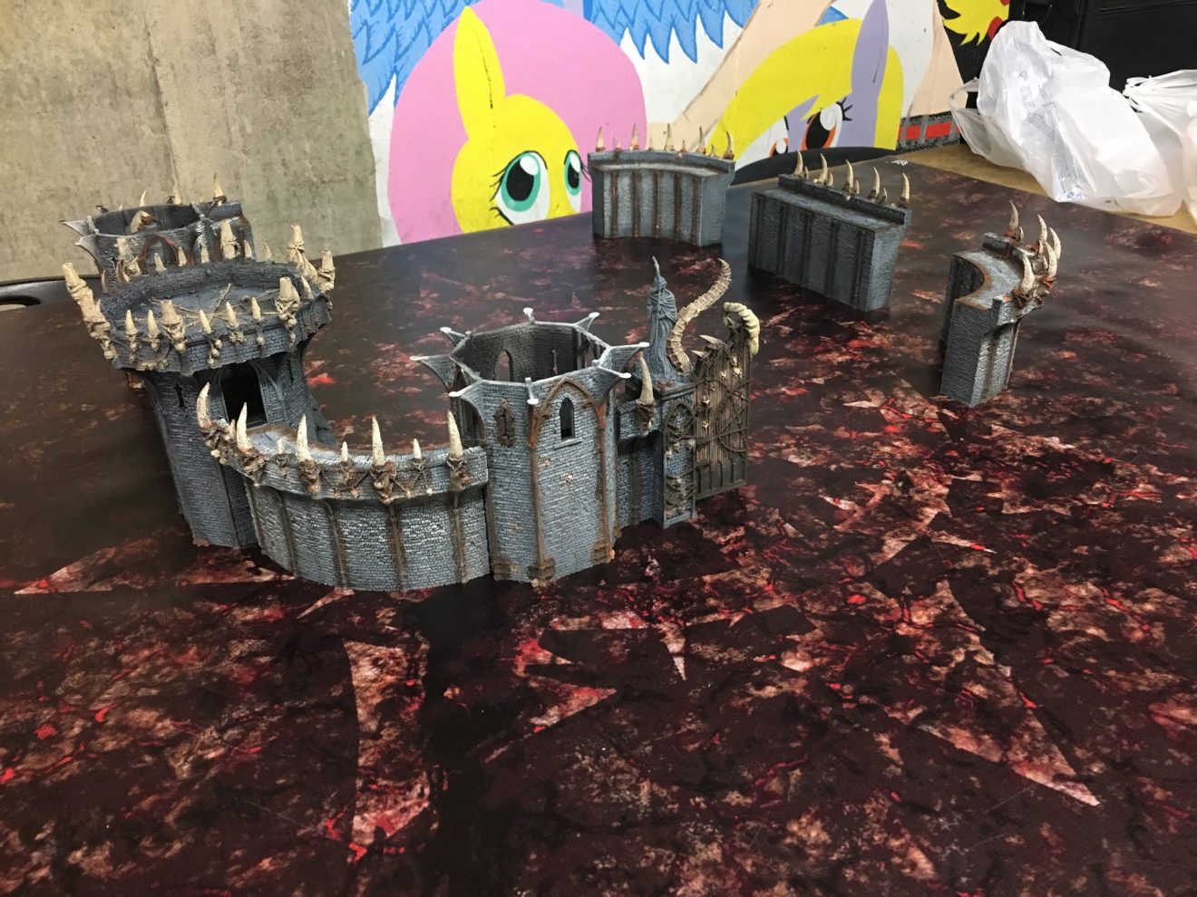 Demon Buildings - Printable Scenery