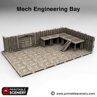 Mech Engineering Bay Expansion - Printable Scenery