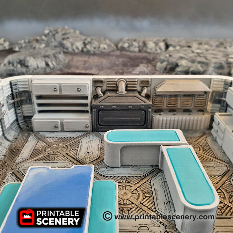 Mess Hall Expansion - Printable Scenery