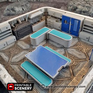 Mess Hall Expansion - Printable Scenery