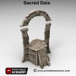 Sacred Dais - Printable Scenery