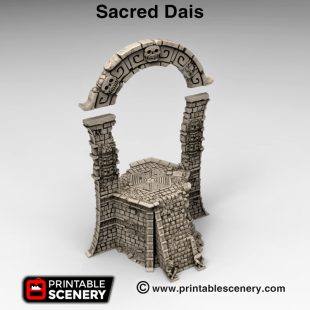 Sacred Dais - Printable Scenery