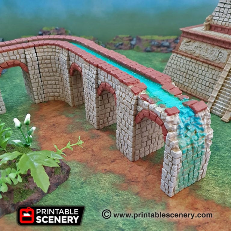 Ancient Aqueduct - Printable Scenery