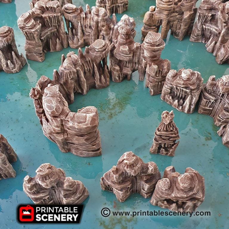 Grotto Walls - Printable Scenery